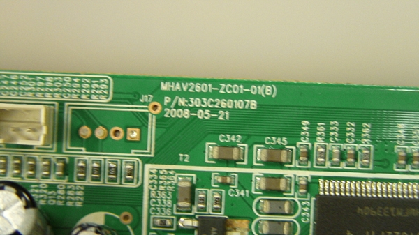 HDTV PARTS. 515C2602M01, 303C260107B, MHAV2601-ZC01-01, L3165E2-CR ...