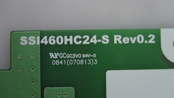 HDTV PARTS. LJ97-01348A, SSI460HC24-S, GCGC3V0, 460UX, LH46MSPLBB/ZA ...