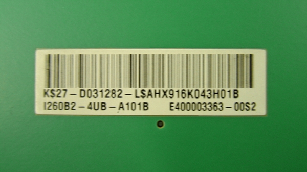 HDTV PARTS. ETL-XPC-204T, T87I027.14, T87I02714, SANYO, MODEL # DP26649 ...