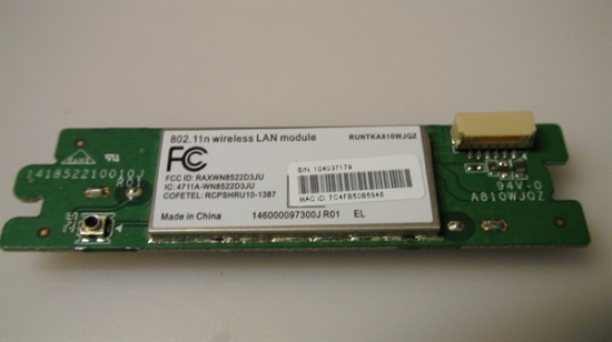 HDTV PARTS. RUNTKA810WJQZ, RRMCGA935WJSA, 141852210010J, E252691, TV ...