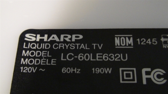 HDTV PARTS. QCNW-L720WJQZ, TV LVDS CABLE, LVDS CABLE, LC-60LE632U ...