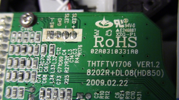 HDTV PARTS. DL-08HA-00-044, THTFTV1706, 02A0310331A0, E246887, 8202R ...