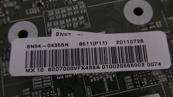 HDTV PARTS. BN94-04355N, BN97-05202G, BN41-01622C, BN41-01622, BN40 ...