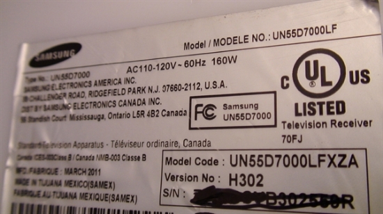 HDTV PARTS. BN96-16959A, BN61-07057X, 6001-002675, TV STANDS, LCD BASE ...