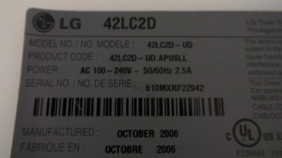 HDTV PARTS. EAD35683002, 6631T25019T, E74020, E180908, LR116075, LVDS ...