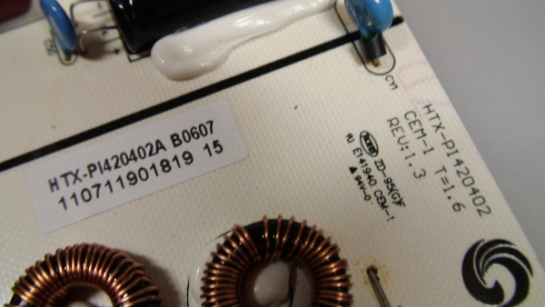 HDTV PARTS. 113050407, HTX-PI420402A, HTX-PI420402, HTX-PI420402A B0607 ...