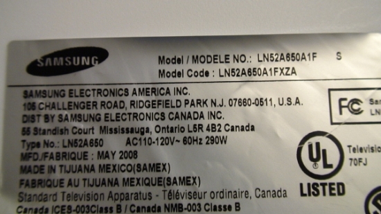 HDTV PARTS. E115681, AWM 1007, LVDS CABLE, SAMSUNG LVDS CABLE ...