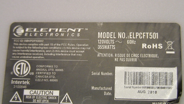 HDTV PARTS. IIS-LETTALL, TV BASE, TV STANDS, ELEMENT STANDS, ELEMNET ...