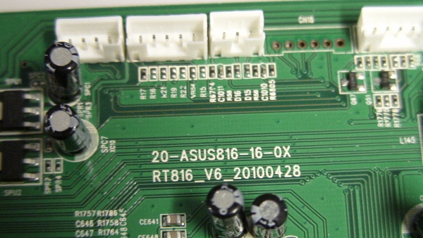 HDTV PARTS. 1100703100743, 20-ASUS816-16-0X, RT816_V6_20100428 ...
