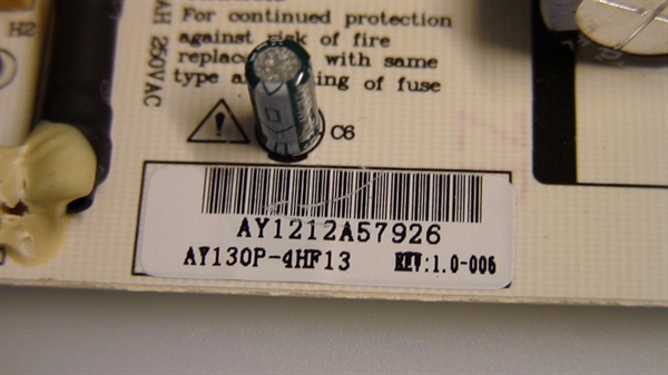 HDTV PARTS. AT130P-4HF13, AY130P-4HF, AY130P-4HF12, AY160P-4HF10 ...