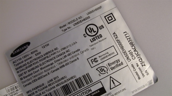 HDTV PARTS. BN96-22239X, UJ120526C1A01, E316455, LVDS CABLE, UN50EH6000 ...