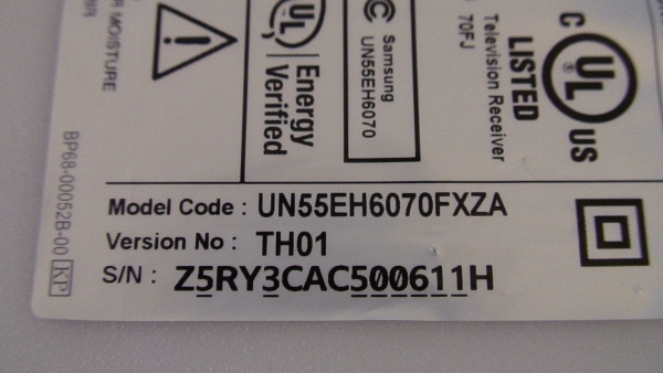 HDTV PARTS. 2012SVS55, BN96-21488A, BN41-01826A, SAMSUNG 2012SVS55 3228 ...