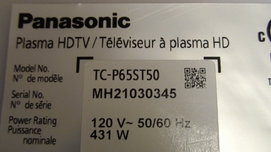 HDTV PARTS. TSCKZ0010012, AWM E41447-SHC, 10012/S12210K02, RIBBON CABLE ...