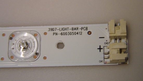 HDTV PARTS. 6003050412, 6050050004, PN--6003050412, 39D7-LIGH-BAR-PCB ...