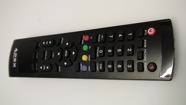 HDTV PARTS. KM-2028-2, TV REMOTE, APEX LCD REMOTE, APEX REMOTE, LE3943 ...
