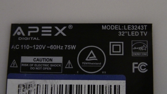 HDTV PARTS. 1432AK40, 1432UB, APEX TV NECK BASE, APEX NECK, TV STANDS ...