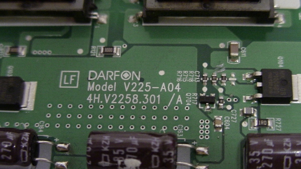 HDTV PARTS. V225-A04HF, V225-A04, 4H.V2258.301/A, E206453, DS-1931T09 ...