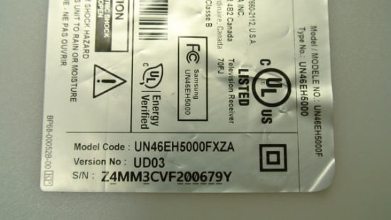 HDTV PARTS. CY-DF460BGLV, E148000, AWM STYLE21016 26AWG, WIRE CABLE ...