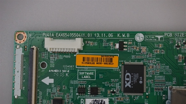 HDTV PARTS. EBT62854110, EBU62117406, EAX65405504(1.0), 60PB5600 ...