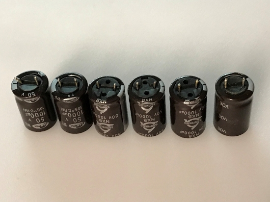 HDTV PARTS. 1000uF 50V, 1000mF 50V 105°C(M), V1E, CAPACITOR 1000uF 50V ...