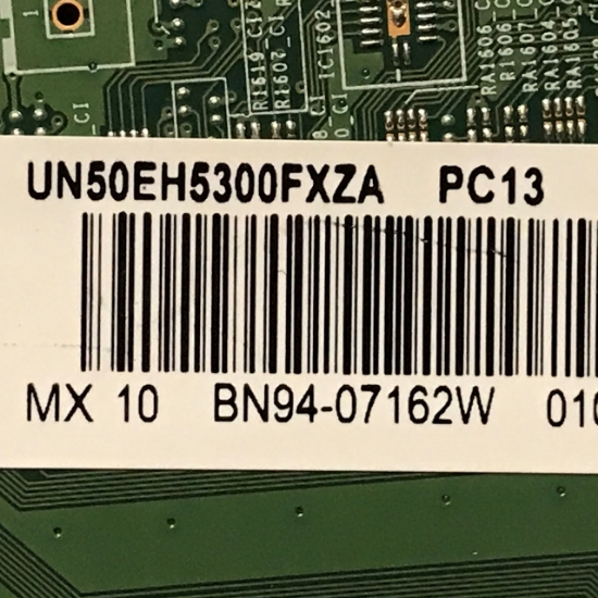 HDTV PARTS. BN94-07162W, BN97-06298N, BN41-01812A, UN50EH5300FXZA ...